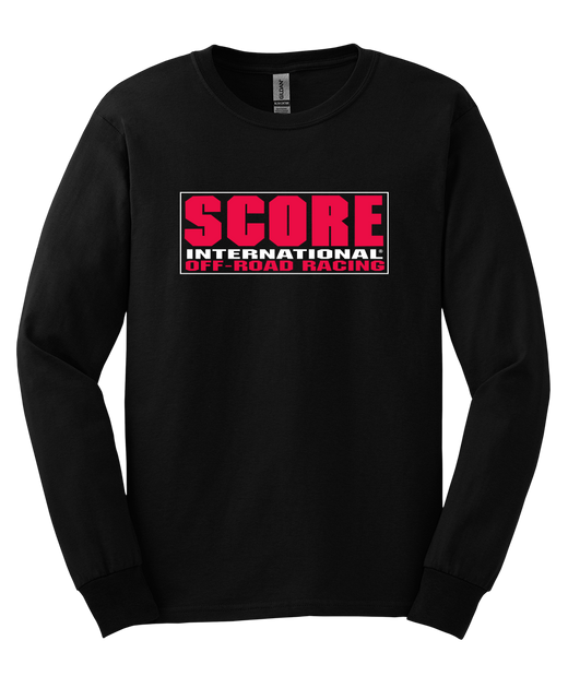 SCORE Logo Long Sleeve - Black – SCORE International Off Road Racing