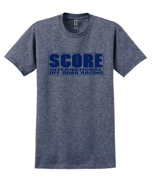SCORE Logo Tee - Blue – SCORE International Off Road Racing