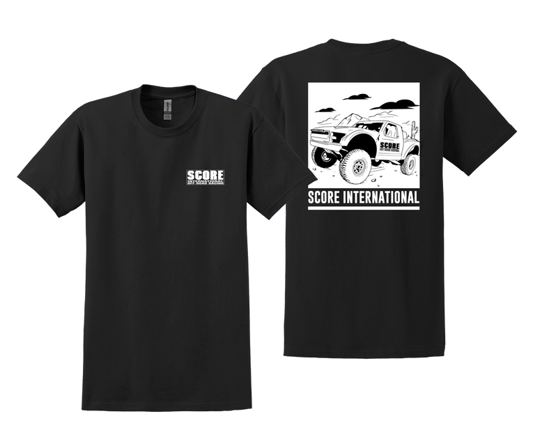 SCORE - Trailblazer Tee - Trophy Truck - BLACK – SCORE International ...